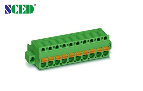 Plug Plug In Terminal Block Female Pitch 5 08mm 300V 18A 2P 20P Pluggable Terminal Block