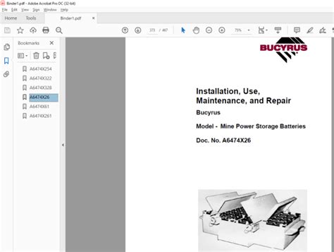 Cat Bucyrus Buc Scr 120 Series Operation Manual A6474x254 Pdf