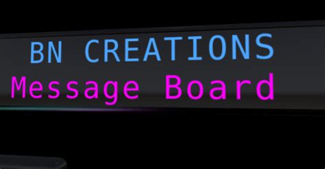 Second Life Marketplace Scrolling Message Board 2l S V14