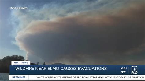 Evacuations Ordered Near Elmo Due To Wildfire