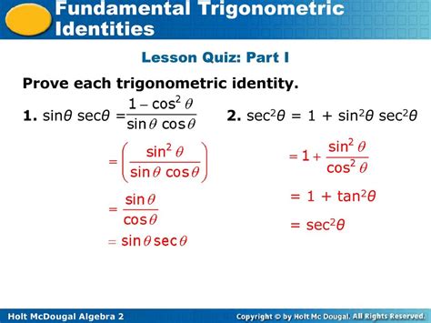 Trigonometric Identities Ppt Download