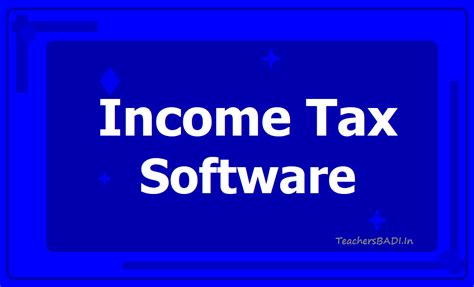 Income Tax Software 2024 2025 For It Calculation Ap Ts Employees
