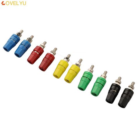 Ten Pack Of Electrical Connectors With Standardized 4mm Banana Sockets Available Shopee Malaysia