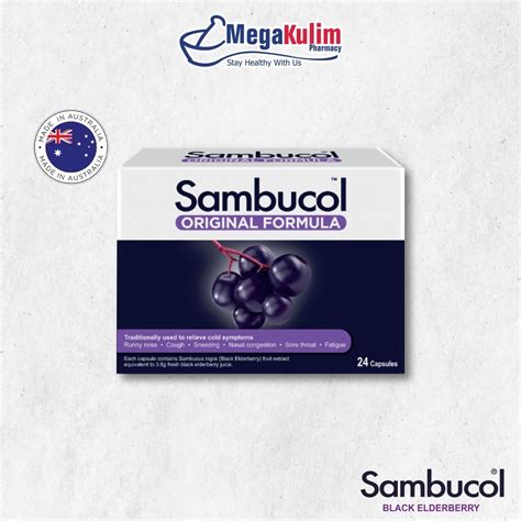 Sambucol Original Formula 24 Caps Shopee Malaysia
