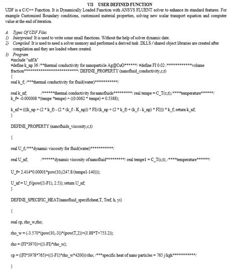 Numerical Heat Transfer Analysis Of Ag Doped Cuo Nanofluids In Radiator With Udf Codes In Ansys