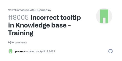 Incorrect Tooltip In Knowledge Base Training · Issue 8005