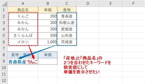 Vlookup関数｜複数条件指定して検索結果を求める方法｜具体例で初心者向けに解説