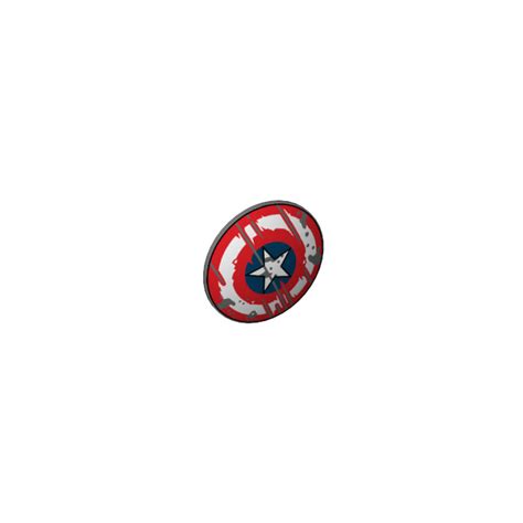 Lego Shield With Curved Face With Weathered Captain America Shield