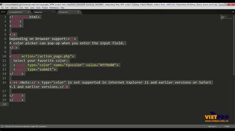 Html5 05 Type Mới Trong Thẻ Input Youtube