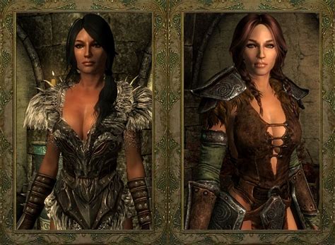 Ancient Nord Armor and Saviors Hide CBBEv3 Echo 鎧アーマー Skyrim Mod