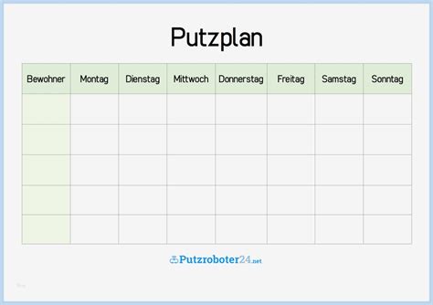 Adresse ändern Vorlage Erstaunlich Putzplan Vorlage 8 Putzpläne Für