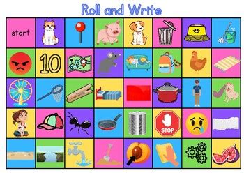 Roll And Write By Wiggle And Write TPT