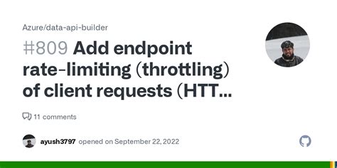 add endpoint rate limiting throttling of client requests 429