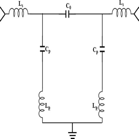 Lumped Equivalent Circuit Model Of The Bpf Download Scientific Diagram