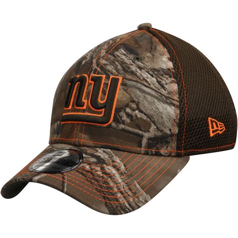 New Era New York Giants Realtree Camoolive Green Neo 39thirty Flex Hat