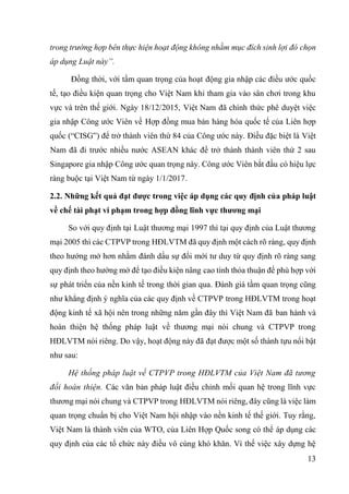 Khoá Luận Pháp Luật Về Phạt Vi Phạm Trong Hợp Đồng Lĩnh Vực Thương Mại