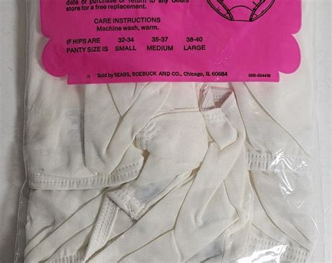 Sears Very Impressive Panty Shiny 100 Antron Iii Nylon Tricot Hip