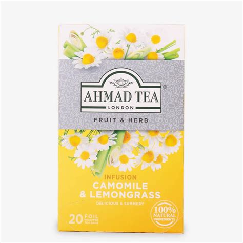 Ahmad Tea Camomile And Lemongrass 20 Teabags Shopee Malaysia