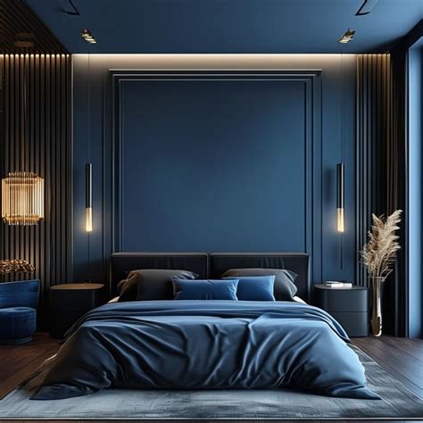Дизайн интерьера On Instagram Синий и черный цвета в дизайне интерьера это элегантное и