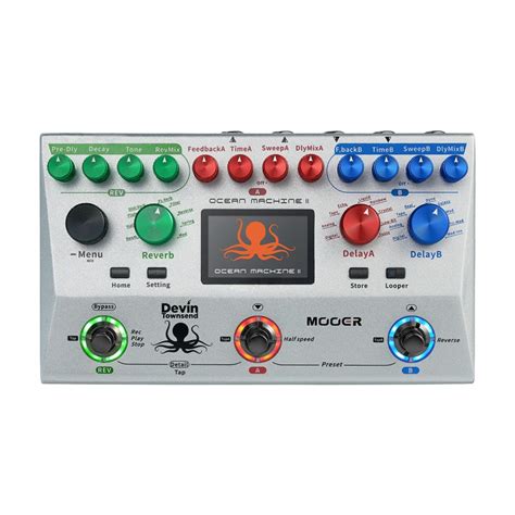 Mooer Ocean Machine II – Pedal Multiefectos para Delay y Reverb