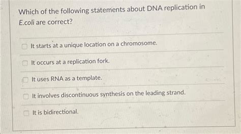 Solved Which of the following statements about DNA | Chegg.com