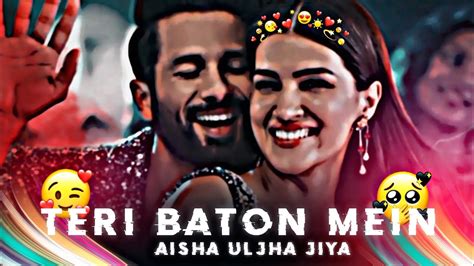 Teri Baton Mein Aisha Uljha Jiya New Hindi Song Shahid Kapoor
