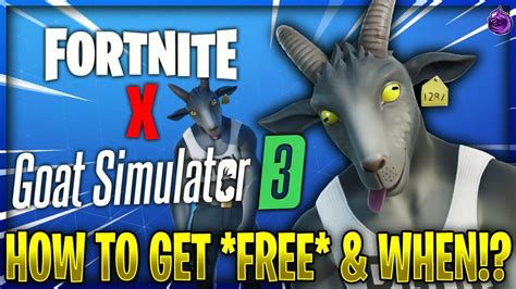 New Fortnite X Goat Simulator A Goat Skin How To Get Free And When