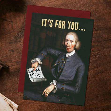 Bum Face Card Silly Birthday Card Bewilderbeest