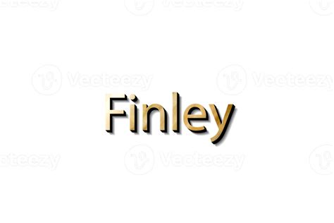 Finley 3d Name 15733119 Png