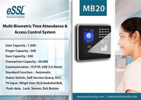 Biometric Face Attendance ESSL MB20 At 10030 Piece Gandhipuram Coimbatore ID 25209842662