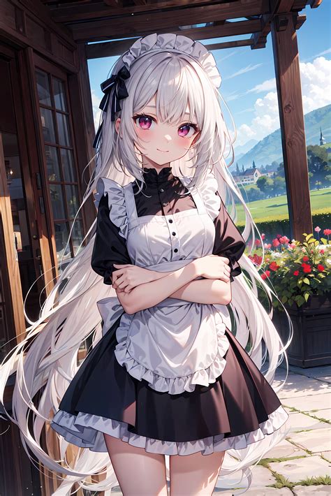 Silver Haired Maid Rsilverhair