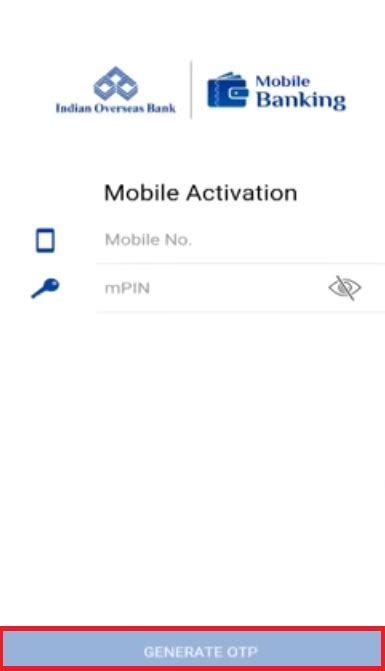 Iob Mobile Banking Iob Mobile App Registration Activation Login Mpin