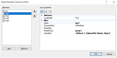 how to display multiple images horizontally in report designer community