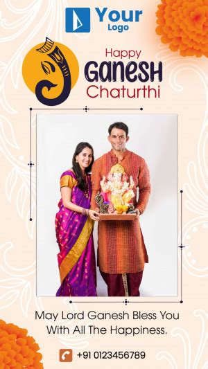 Ganesh Chaturthi Story Readymade Templates