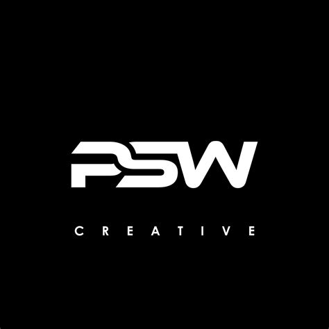 PSW Letter Initial Logo Design Template Vector Illustration Vector Art At Vecteezy