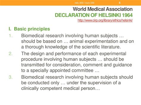 Ppt Declaration Of Helsinki Powerpoint Presentation Free Download Id2469483
