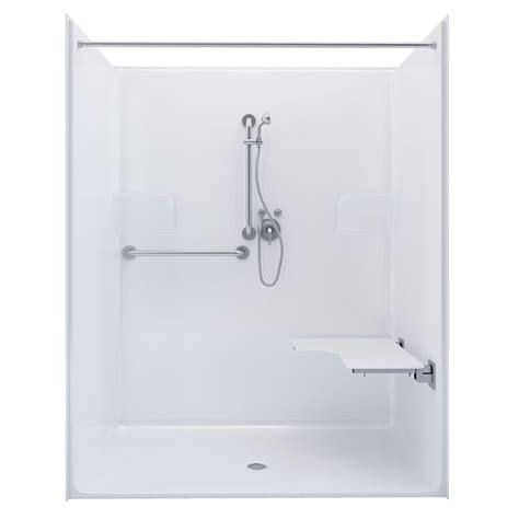 x ½ ADA Roll In Shower Right Seat Freedom Showers