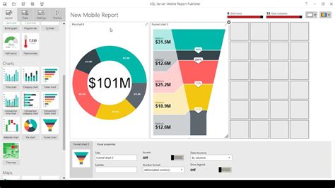 Create Mobile Report Using Excel In Sql Server 2017 And 2016 Youtube