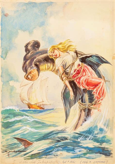 Gino Pallotti Intrepido Il Mostro Dei Mari 1958 Fumetti Tavole E
