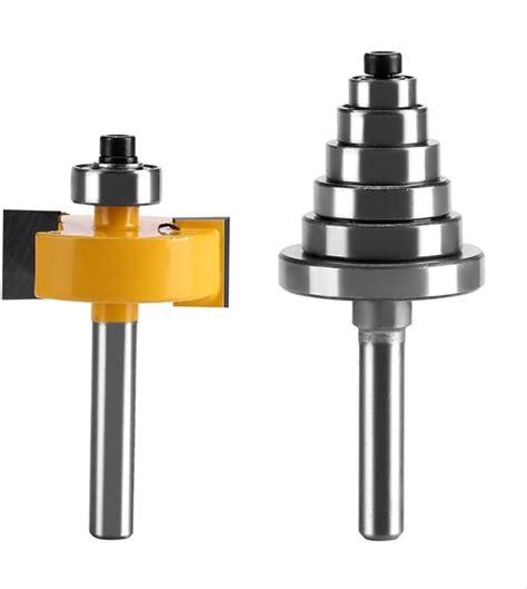Rabbeting Router Bit Kits 14 Inch Shank Rabbeting Router Bit With 7