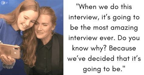 Kate Winslet Pauses Interview To Give Heartwarming Pep Talk To Young