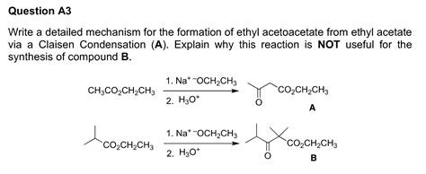 Solved Write a detailed mechanism for the formation of ethyl | Chegg.com