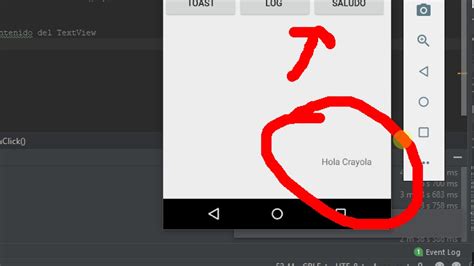 Android Studio Programando un botón que altera un TextView YouTube
