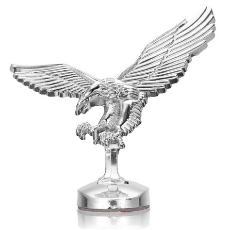 3d Emblem Angel Eagle Auto Car Front Cover Chrome Hood Ornament Badge