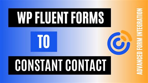 How To Integrate Weforms With Constant Contact Easily Advanced Form