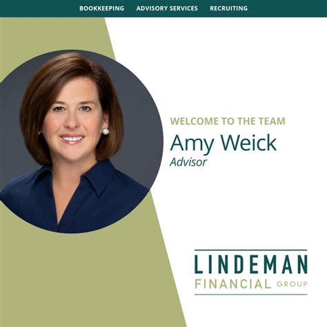 Lindeman Financial Group Llc On Linkedin We Are Pleased To Announce That Amy Weick Recently