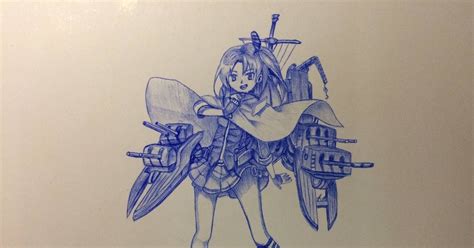手绘 《碧蓝航线全套圆珠笔手绘》 克爹（克利夫兰） 全能建筑师jinのマンガ 圆珠笔 插画 碧蓝航线 Pixiv
