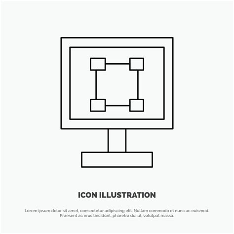 Crop Graphics Design Program Application Line Icon Vector 13344707 Vector Art At Vecteezy