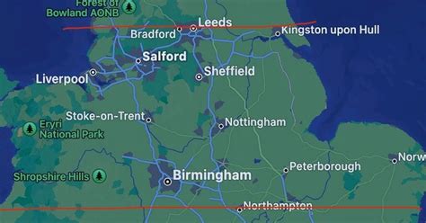 Map Showing Where The North Of England Starts Sparks Fury Lancslive