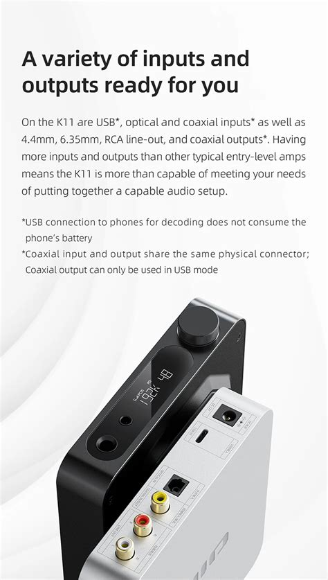 Desktop Dac And Headphone Amplifier Fiio K11 Audio Line